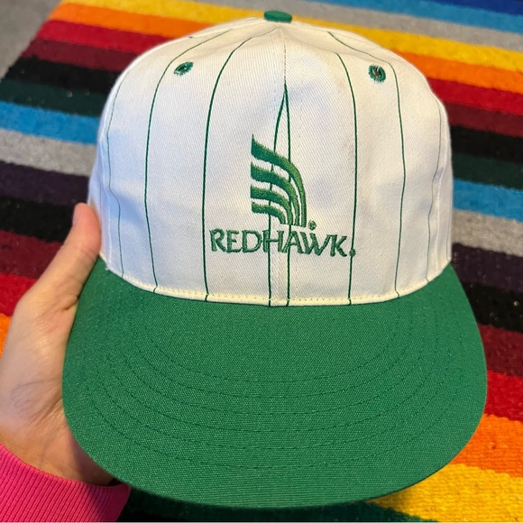 Texace | Accessories | Vintage Texace Pinstriped Redhawk Flexfit Hat ...